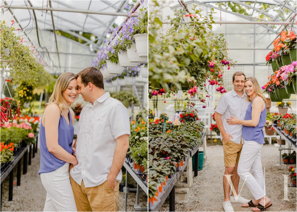 Tiffany + Bryan | Creque's Greenhouse | Ohio Engagement Photographer ...